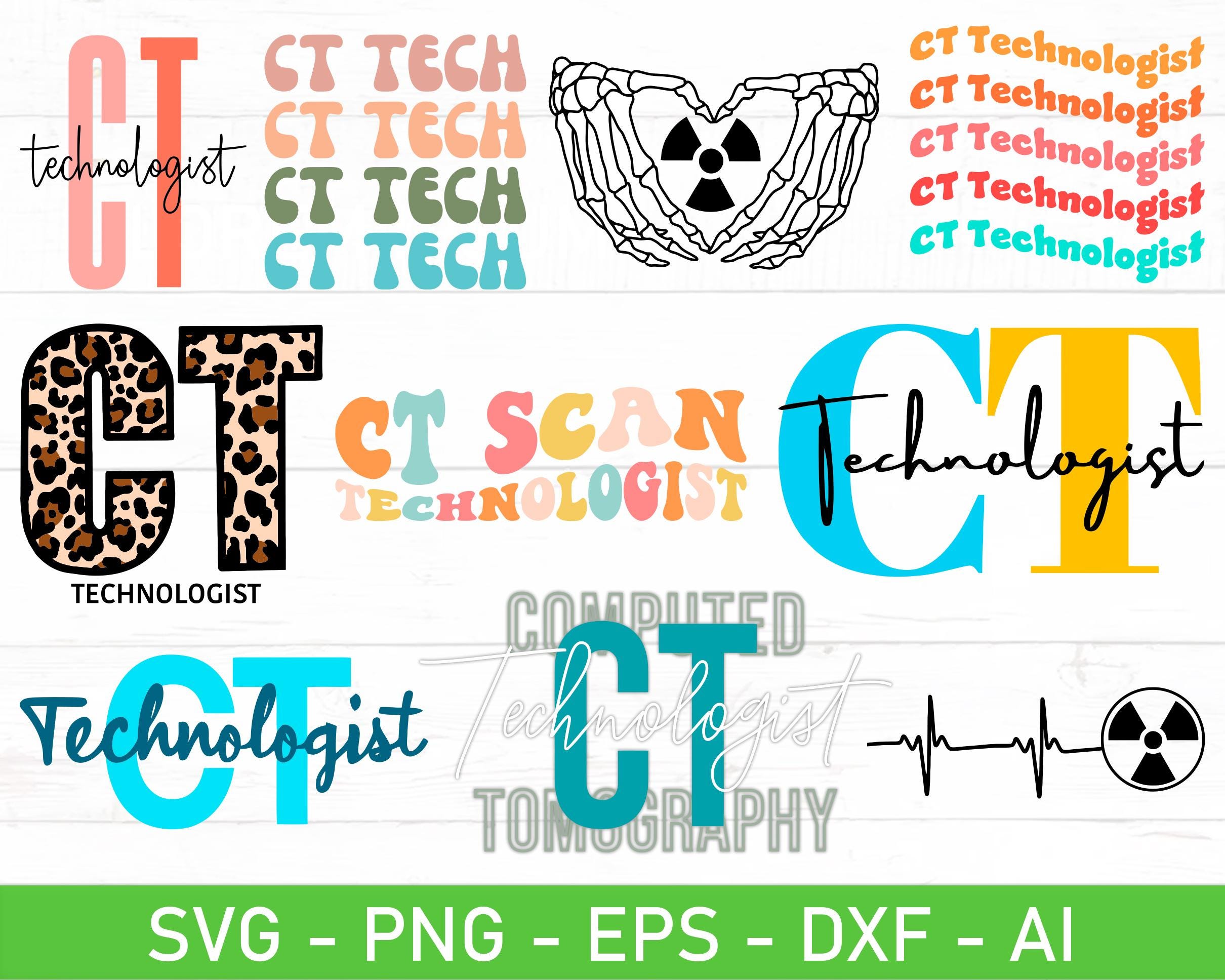 CT Tech Svg Png Bundle, Radiologic Tech Svg, CT Technologist Svg ...