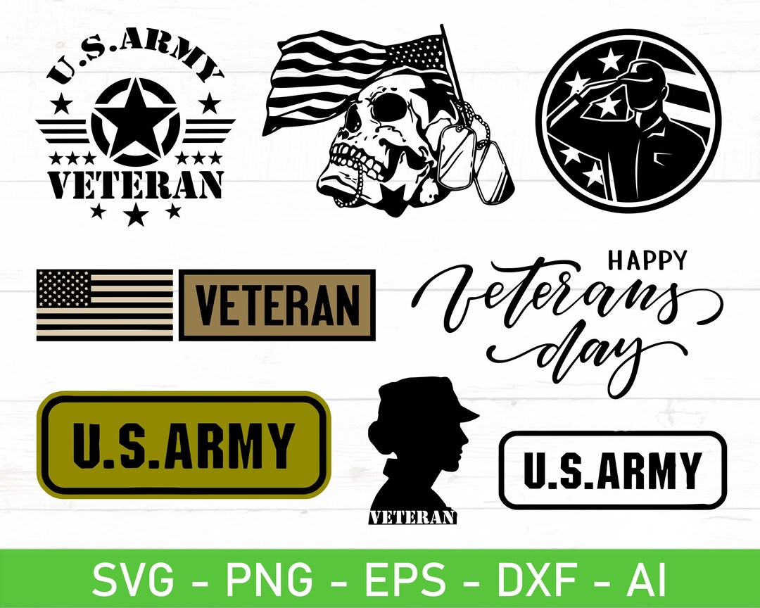 USA Veteran Svg Bundle, US Veteran Svg, Veteran Cut File, Veteran Dad ...