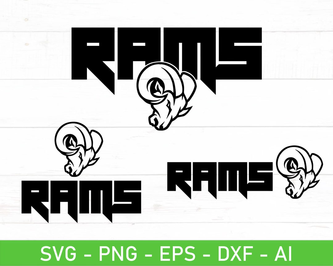 Rams SVG Bundle, Rams Football Svg, Eps, Dxf, Ai, Png, Files for Cricut ...