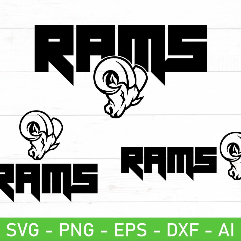 Rams Svg - Etsy
