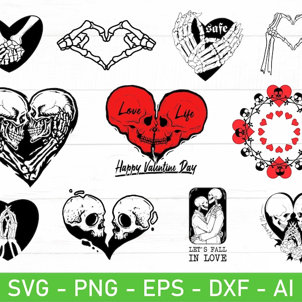 Skeleton Hug Svg - Etsy