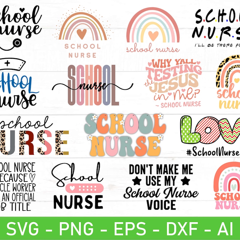 School Nurse Clip Art - Etsy