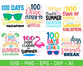 100 Days Summer Png - Etsy