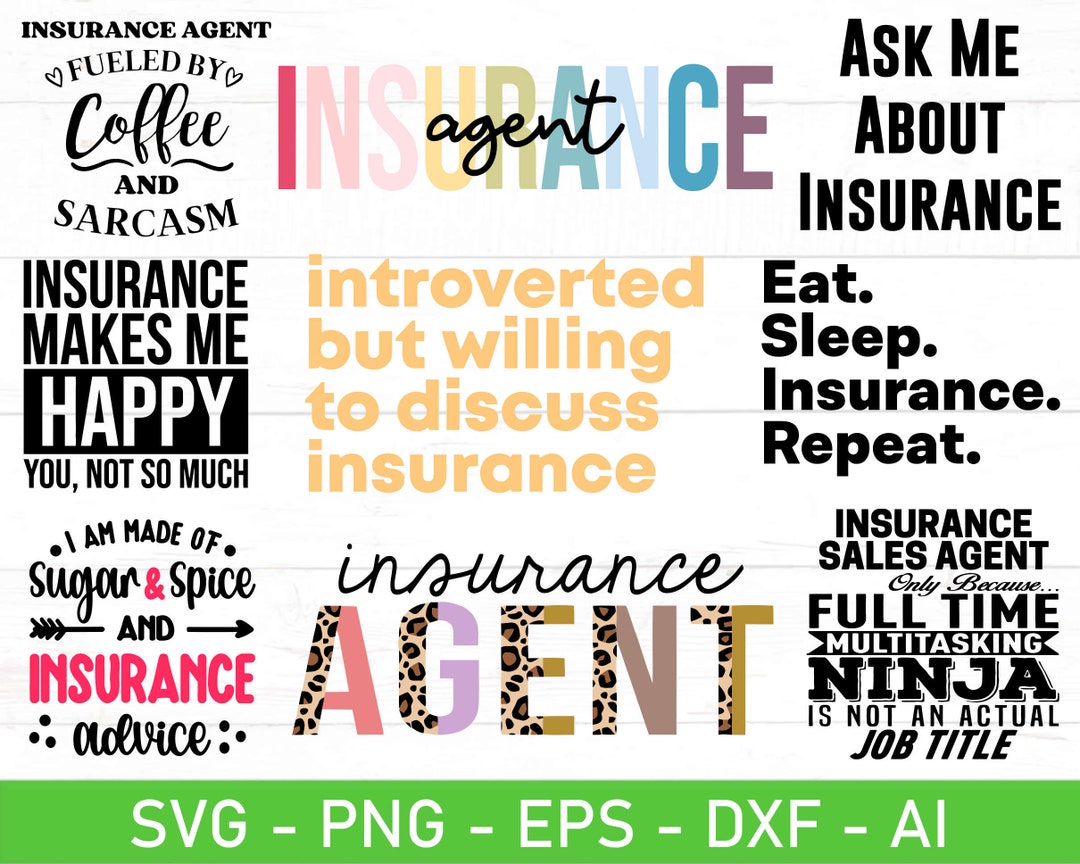 Insurance Agent Svg Png Bundle, Insurance Life Svg, Insurance Shirt Svg ...