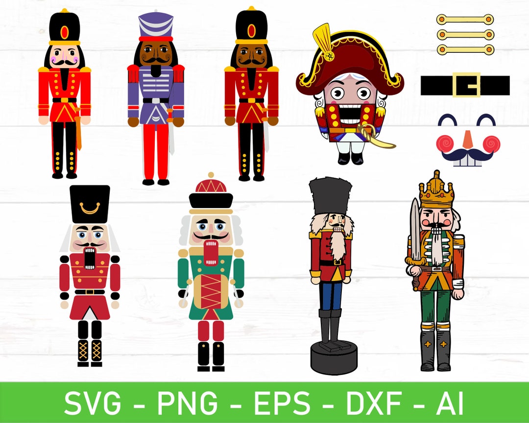 Nutcracker Svg Bundle, Eps, Dxf, Ai, Png, Files for Cricut - Etsy