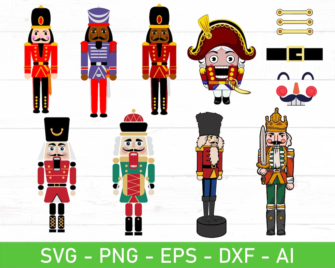 Nutcracker Svg Bundle, Eps, Dxf, Ai, Png, Files for Cricut - Etsy