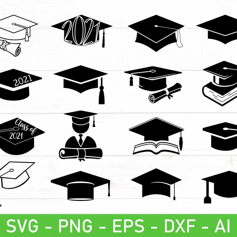 Graduation Cap Svg - Etsy