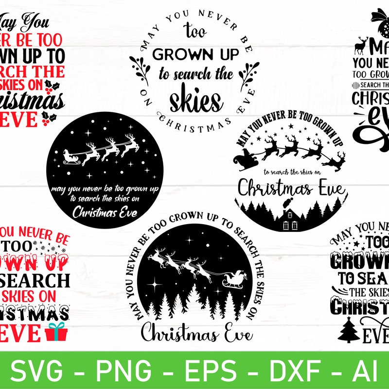 Christmas Eve Clip Art - Etsy