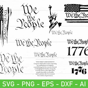 We the People Svg - Etsy