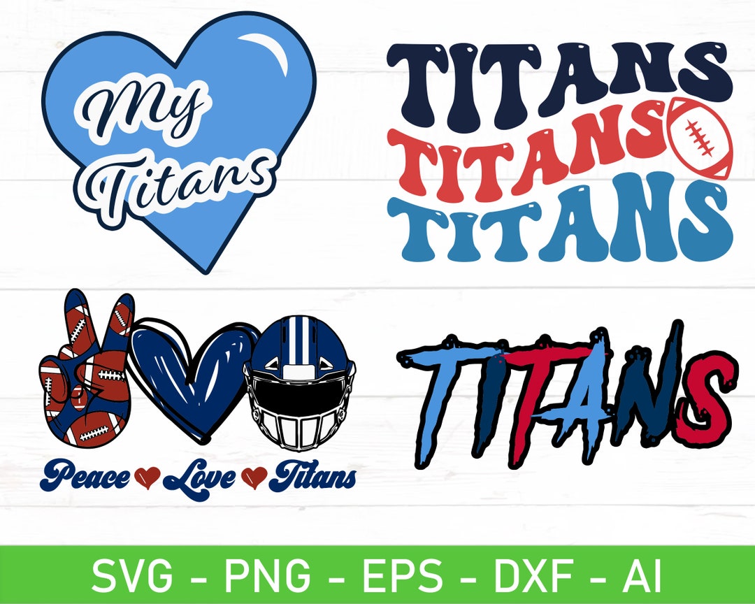 Titans Football Svg, Titans Wavy Svg, Titans Mascot Svg, Team Mascot ...