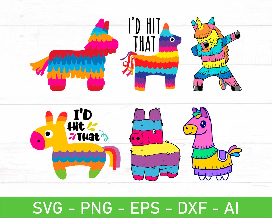 Pinata Svg Png Bundle, Cinco De Mayo Fiesta Svg, Mexican Party Svg - Etsy