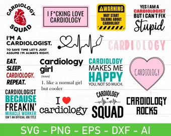 Cardiology Squad SVG & PNG - Etsy