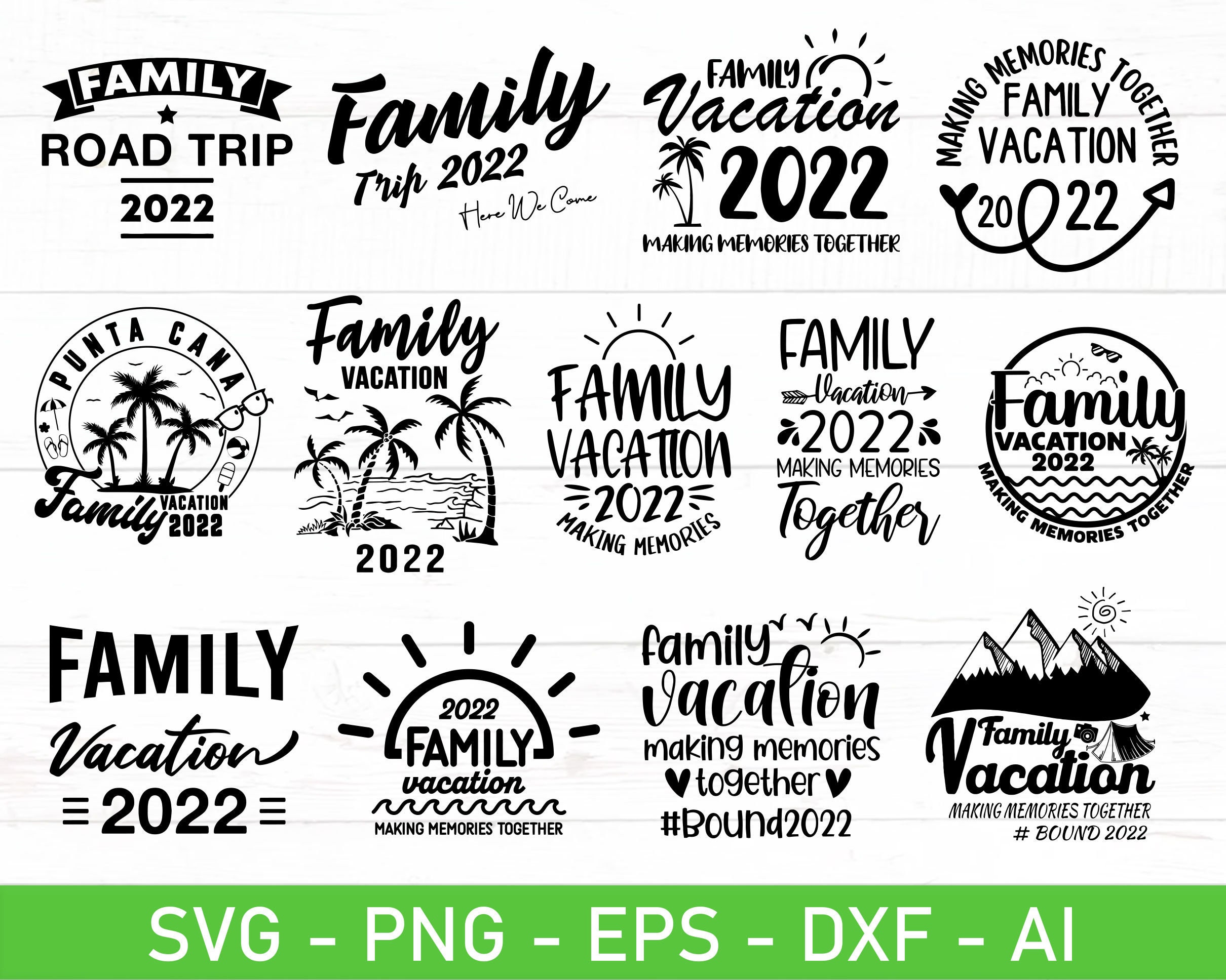 Family Vacation 2022 SVG Bundle Family Trip 2022 svg Family - Etsy México