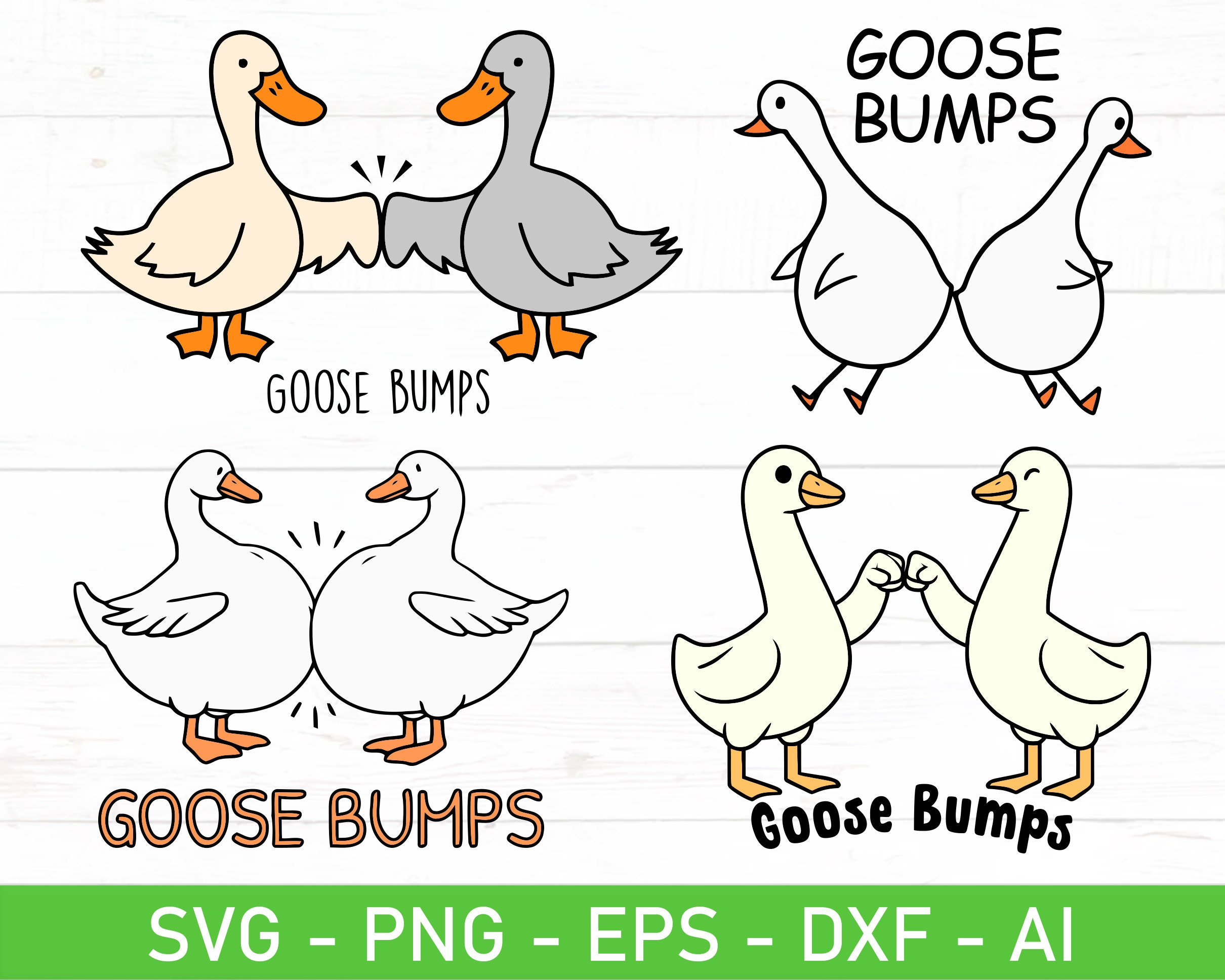 Goose Bumps Svg Png Bundle, Goose Meme Svg, Funny Goose, Funny Meme Svg ...