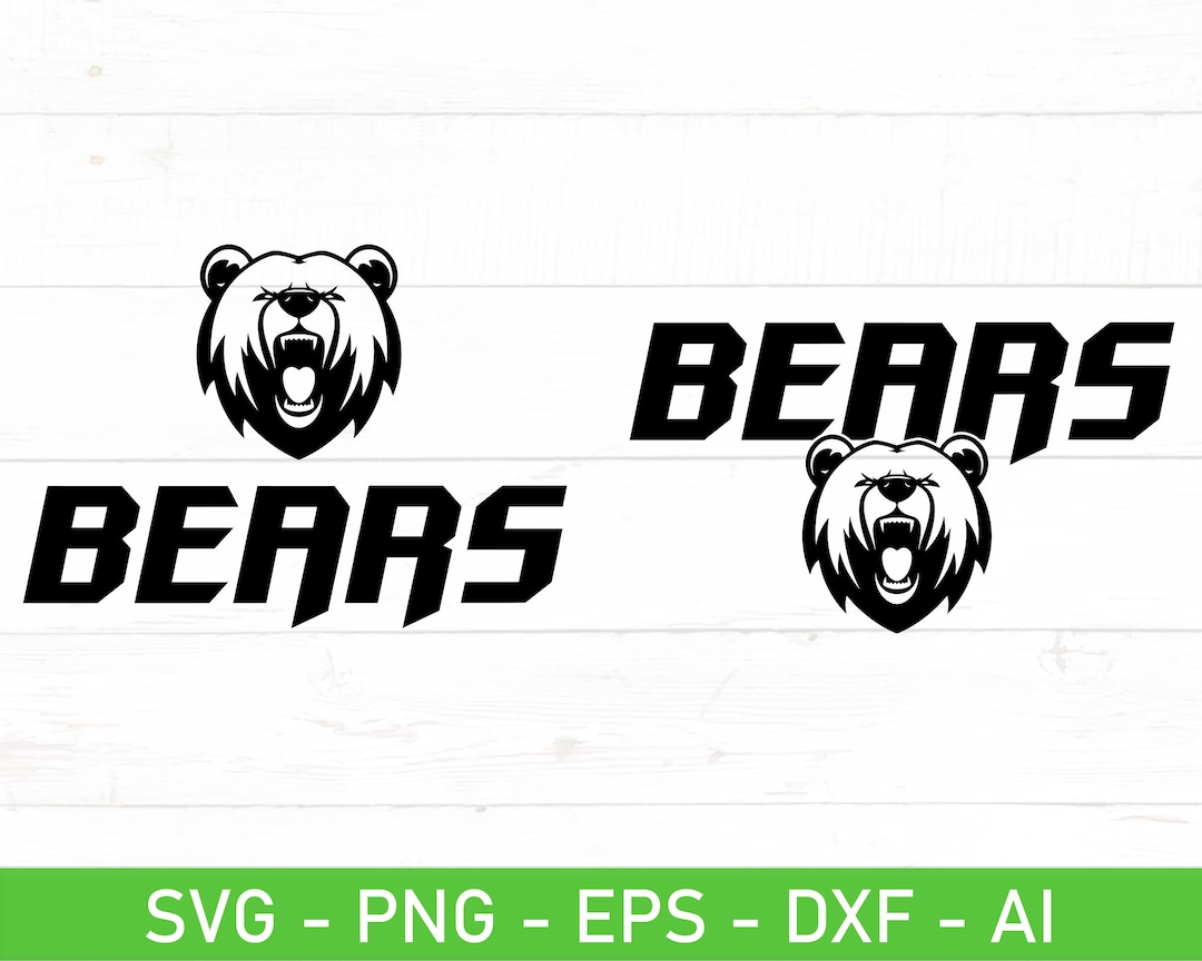 Bears Football SVG Bundle, Let's Go Bears Svg, Eps, Dxf, Ai, Png, Files ...