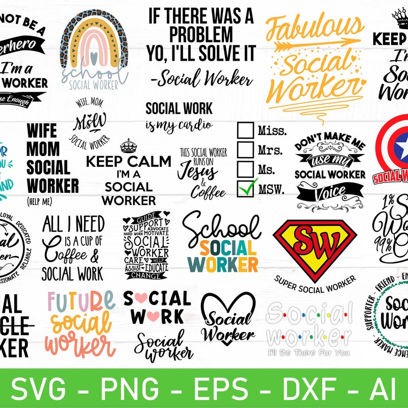 Social Worker Svg - Etsy