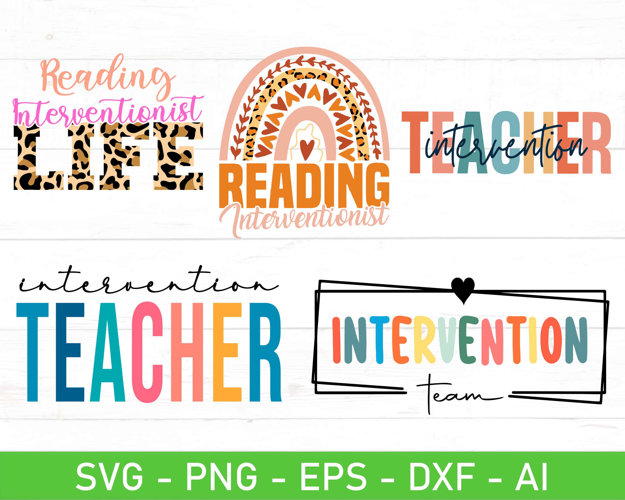 Intervention Teacher Svg Png Bundle, Intervention Team Svg ...