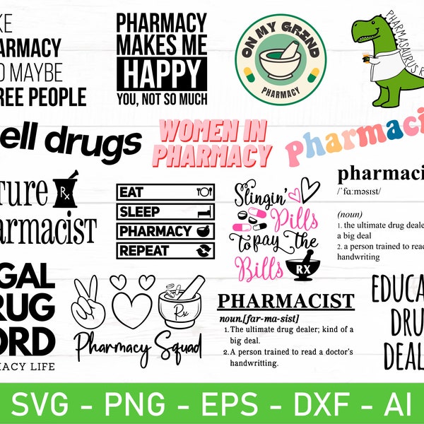 Pharmacy Svg - Etsy