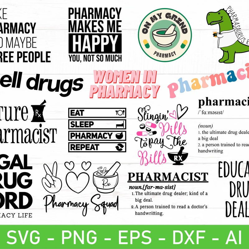 Pharmacy Svg - Etsy