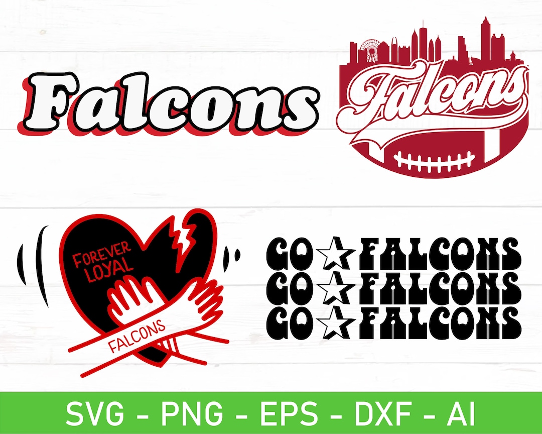 Falcons Svg Png Bundle, Go Falcons Svg, Falcons Mascot Svg, Atlanta ...