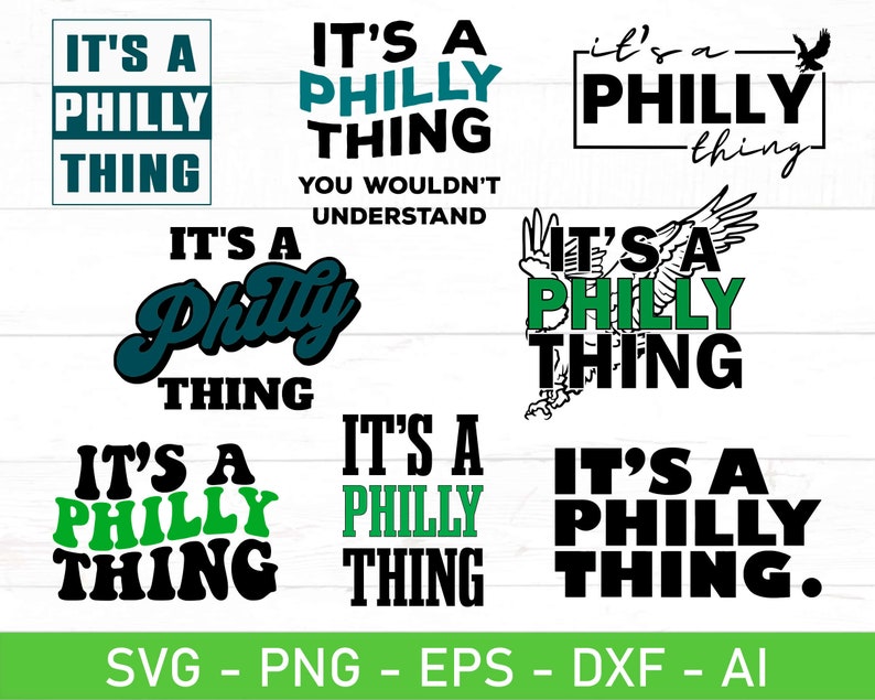 It's a Philly Thing SVG, Go Birds Svg, Fly Birds Fly Svg, Eps, Dxf, Ai ...