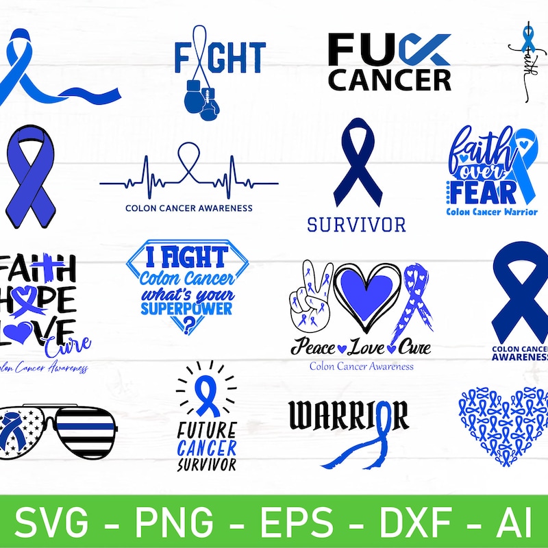 Colon Cancer Ribbons - Etsy