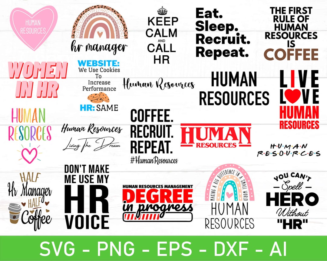 Human Resources Svg Png Bundle, HR Svg Png, HR Shirt Svg - Etsy