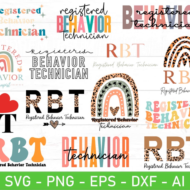 Registered Behavior Technician Svg - Etsy