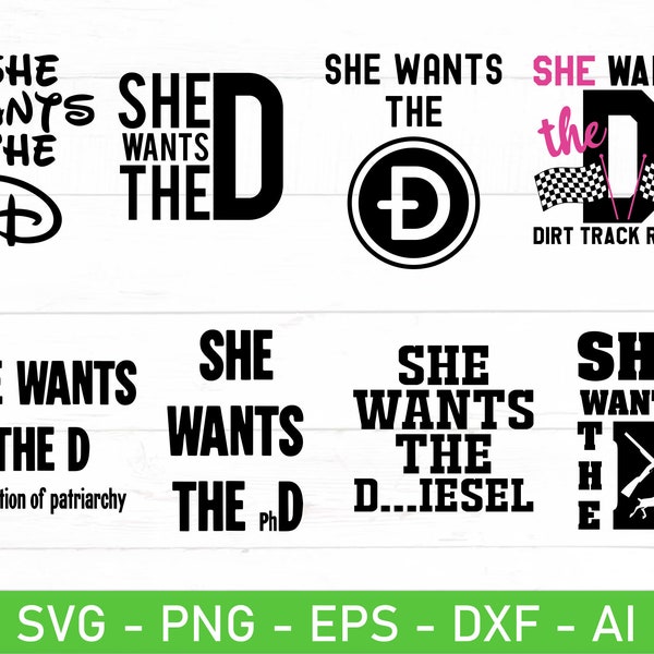 She Wants the D - Etsy