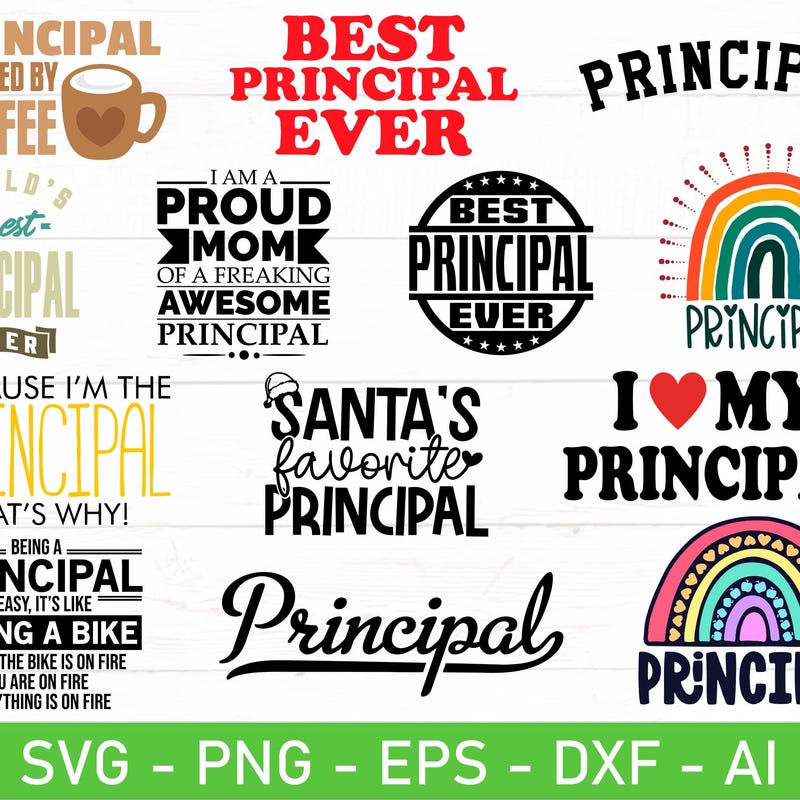 Principal Svg - Etsy