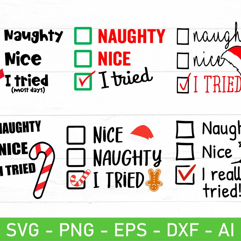 Naughty or Nice - Etsy