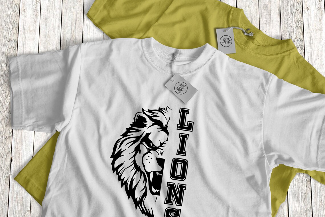 Lions SVG Bundle Lions Football Svglions Mascot Svg Logo - Etsy