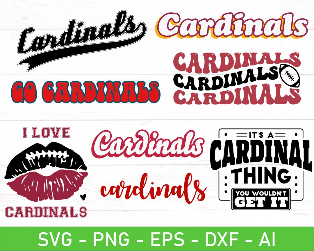 Cardinals Svg Bundle, Eps, Dxf, Ai, Png, Files for Cricut - Etsy
