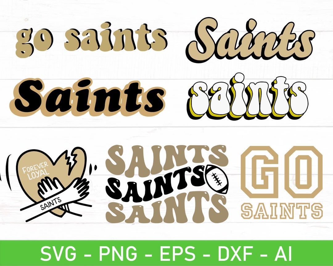 Saints Svg Bundle, Saints Png Bundle, Go Saints Svg - Etsy