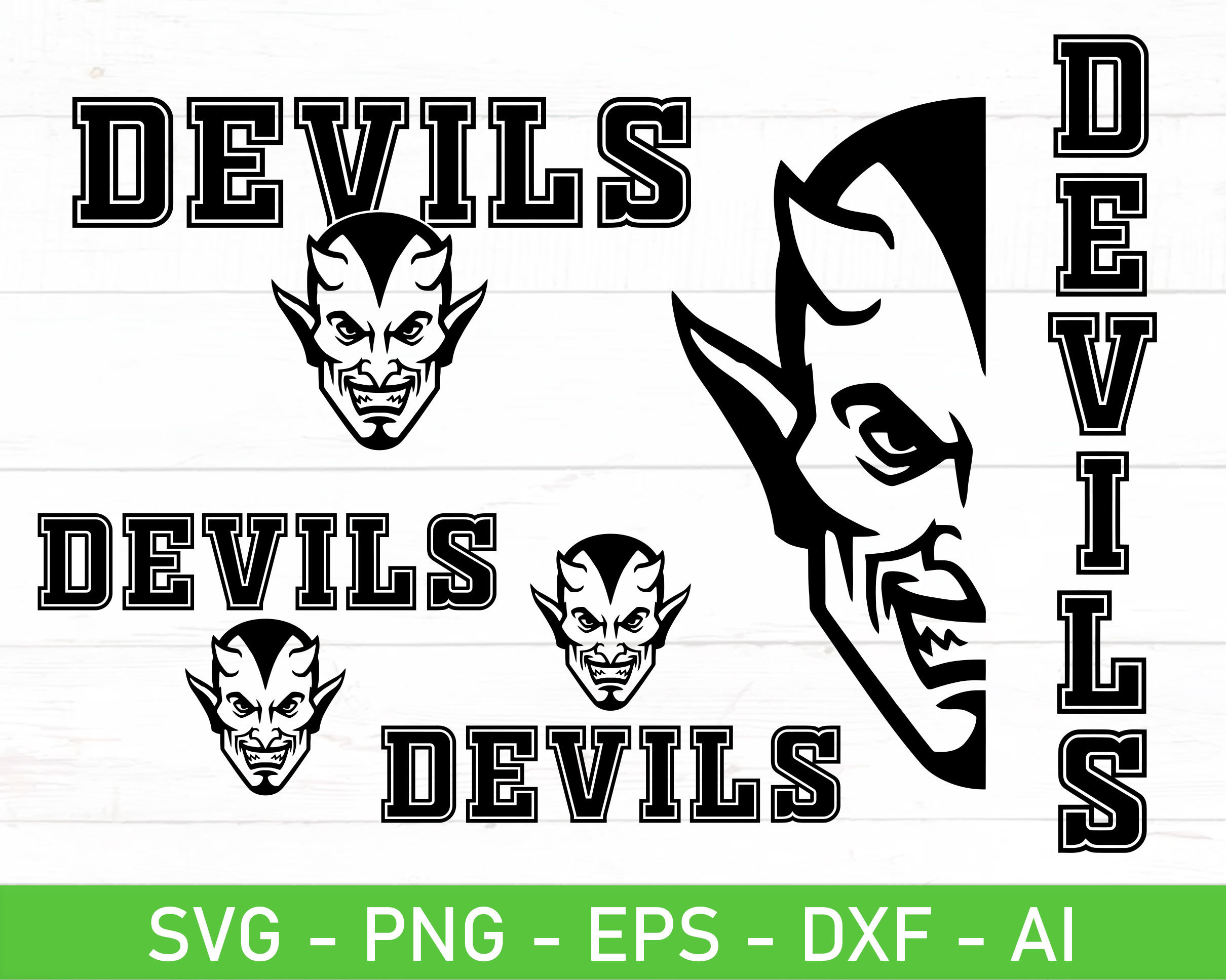 Devils SVG Bundle Devils Football Svg Eps Dxf Ai Png - Etsy