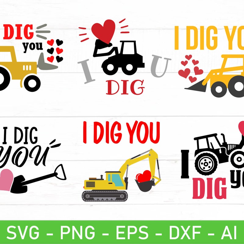 I Dig You Valentine - Etsy