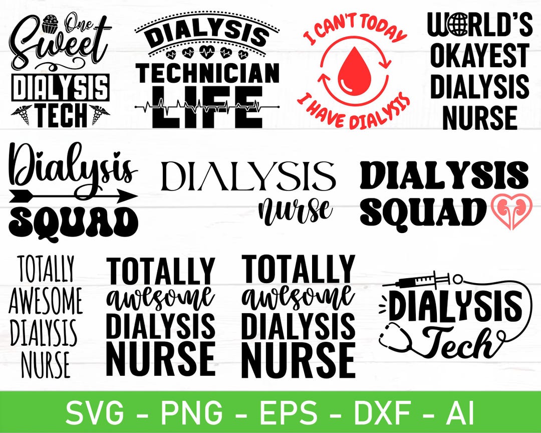 Dialysis Svg Png Bundle, Dialysis Cricut, Dialysis Nurse Svg, Dialysis ...