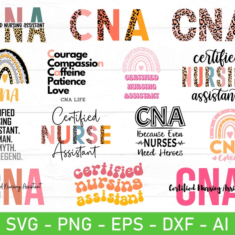 Cna Svg - Etsy