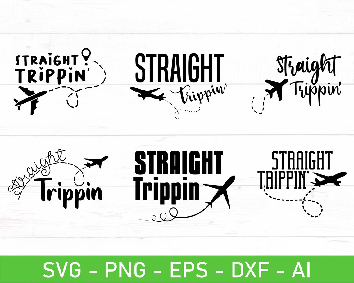 Straight Trippin Svg, Eps, Dxf, Ai, Png, Files for Cricut - Etsy