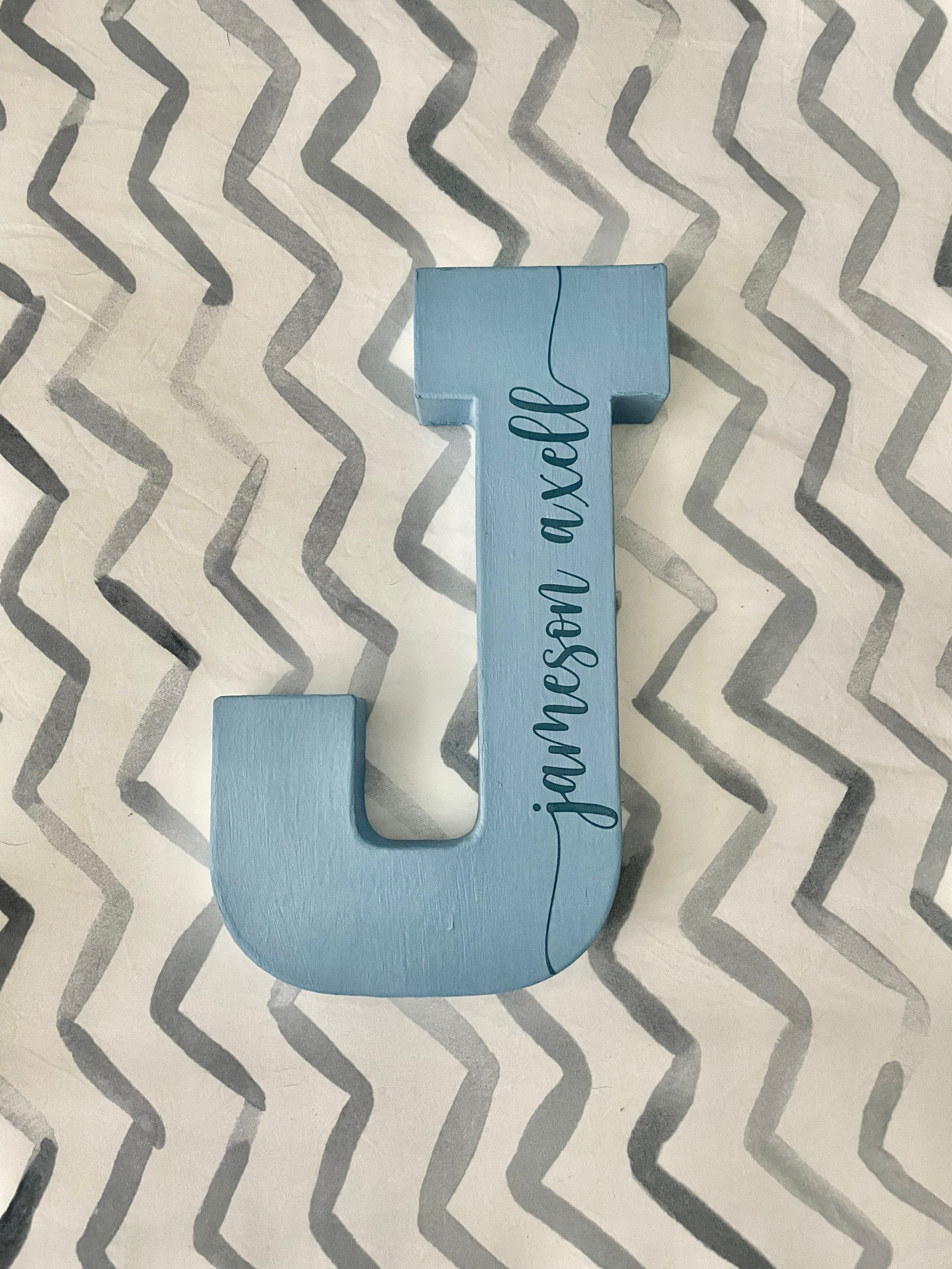Decorative Letters Personalized Baby Initials Customized - Etsy UK