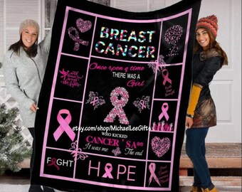 Pink Ribbon Fleece - Etsy