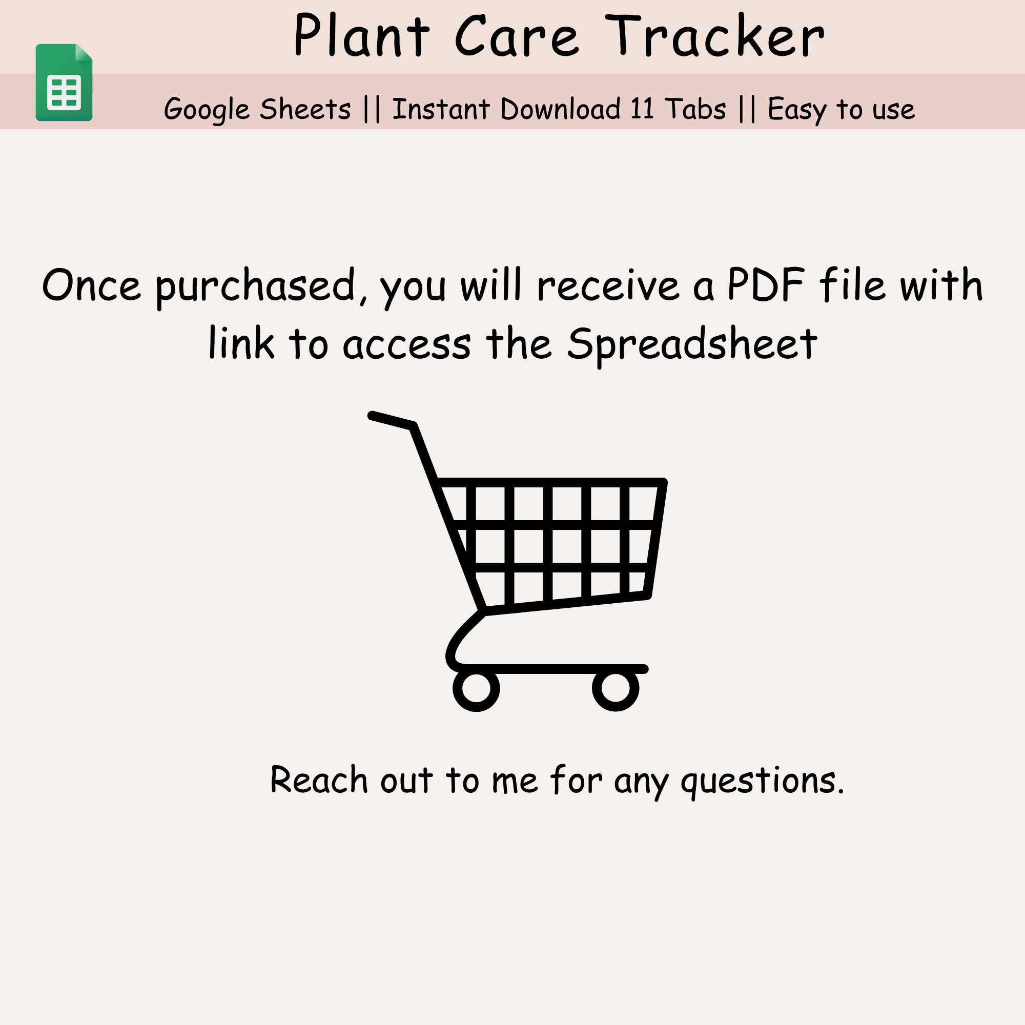 Garden Planner Google Sheet House Plant Tracker Herb Garden Planner ...