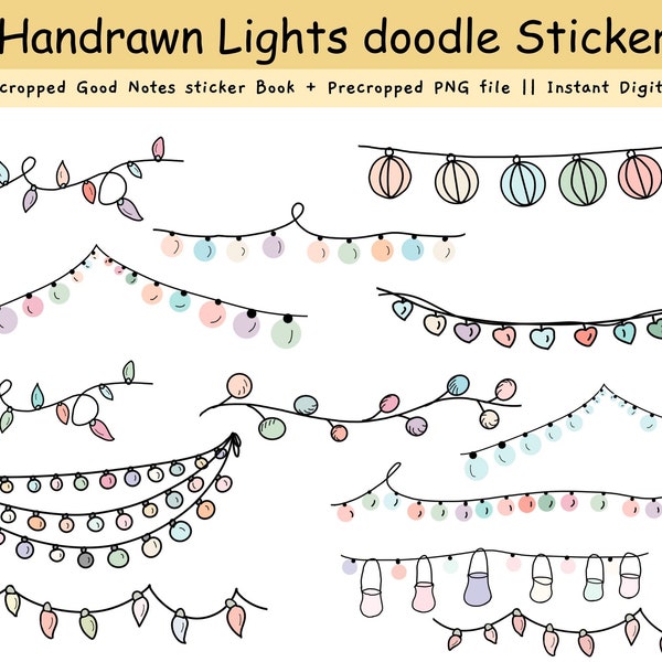 Fairy Lights Clipart - Etsy