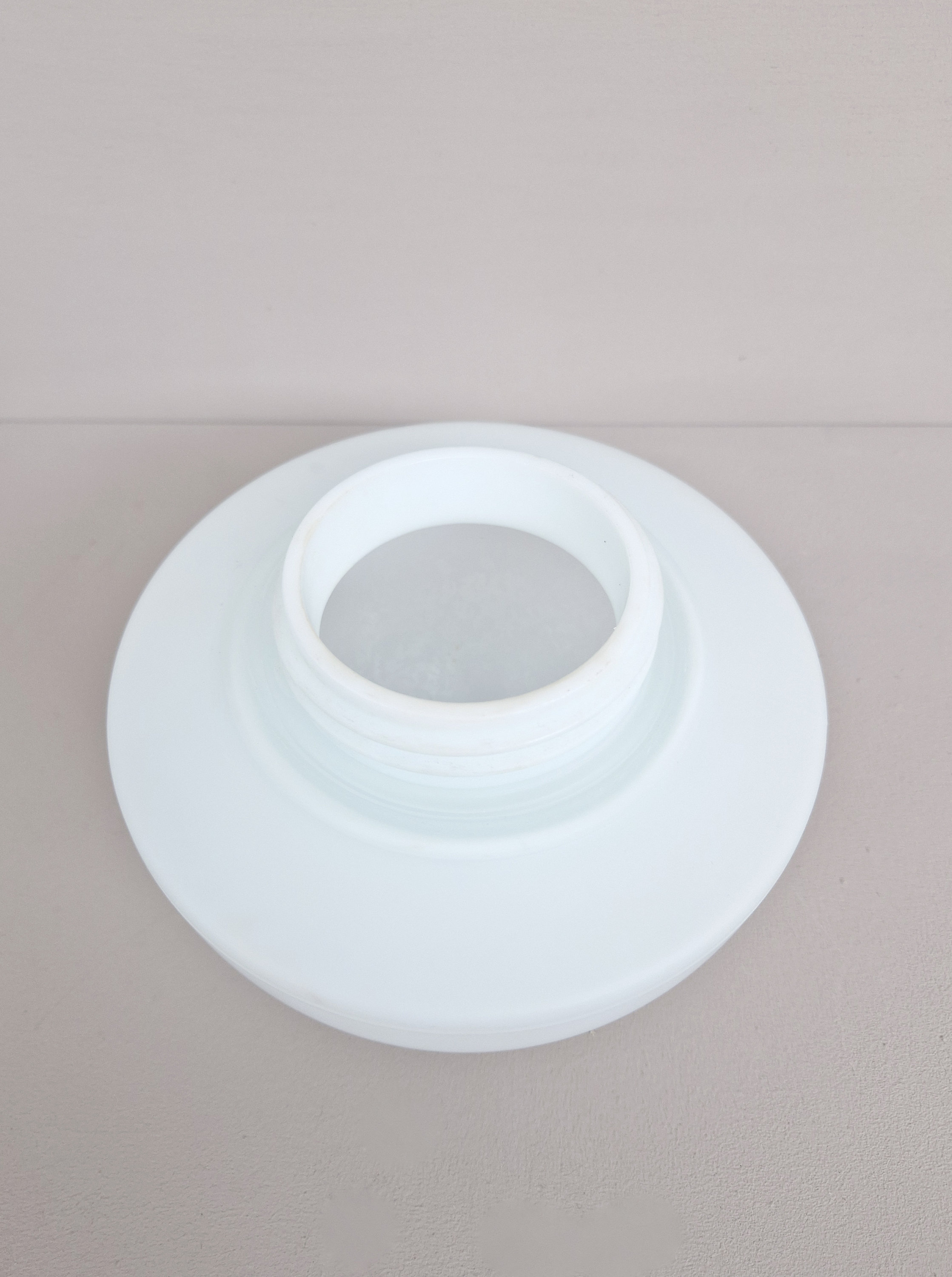 Vintage Plafondlamp Met Creme Kleurige Houder in Plastic En - Etsy