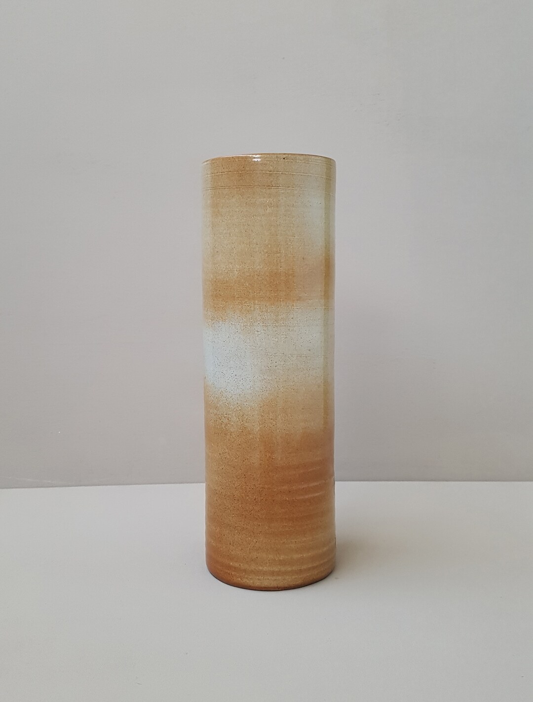 Vintage Vaas in Cylinder Vorm Afkomstig Uit Frankrijk, Jaren '70 - Etsy