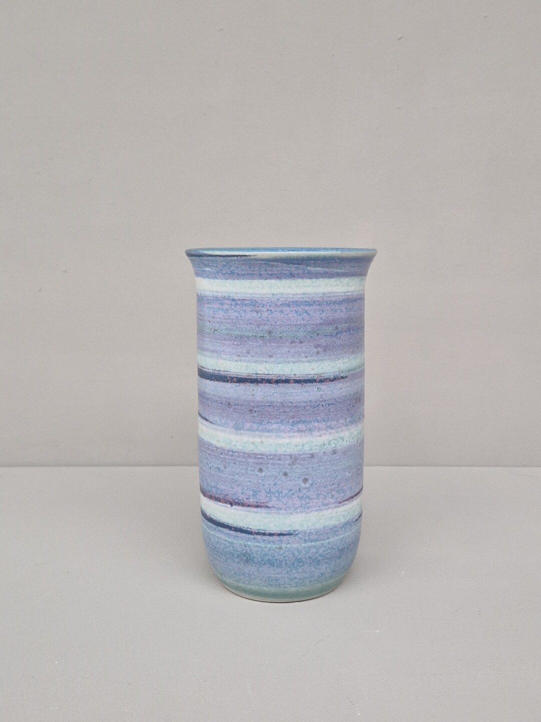 Vintage Mobach Vaas in Diverse Schakeringen Blauw, Jaren '70. - Etsy