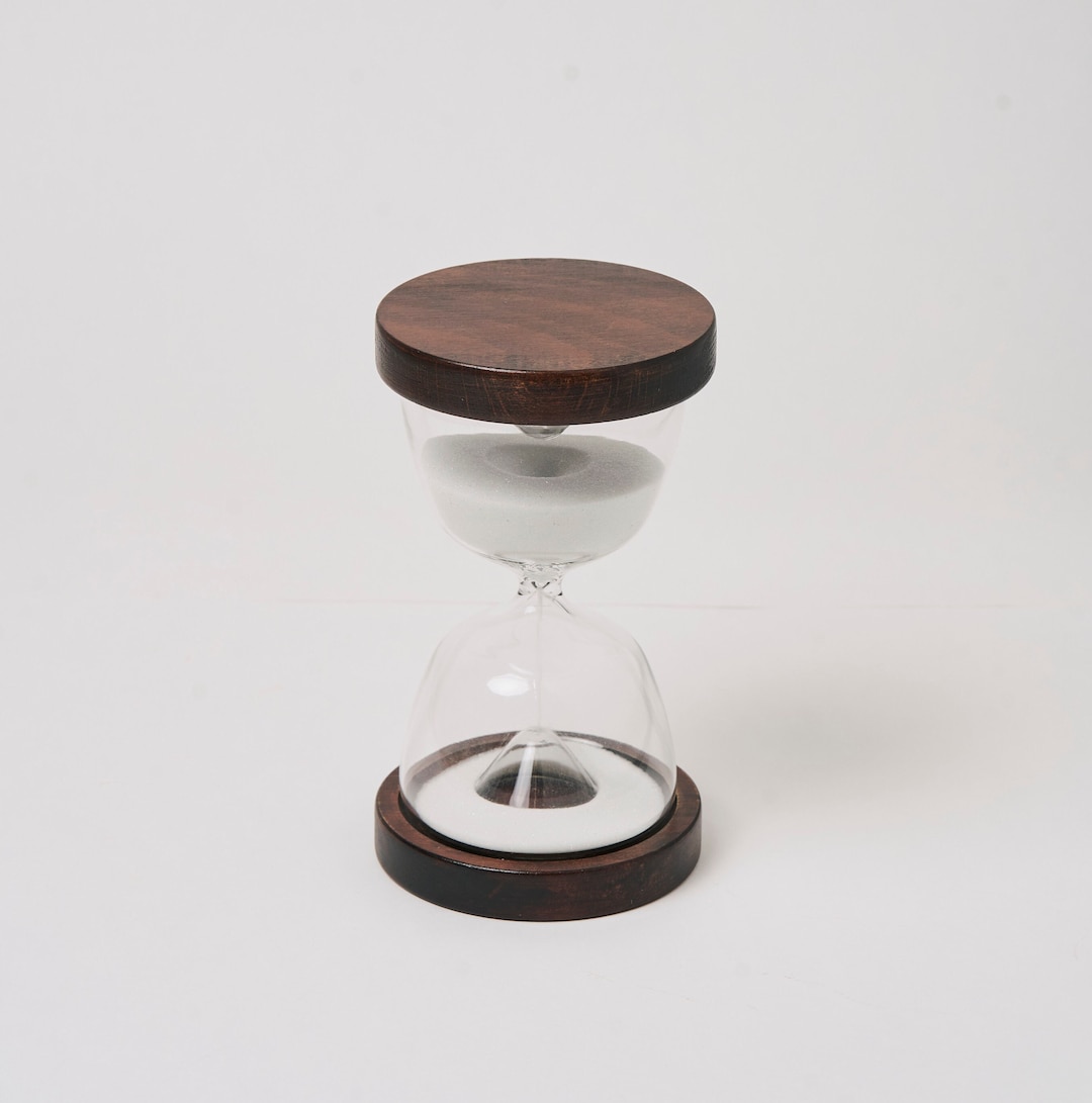 Woka: the Round Vintage Wooden Hourglass, Sand Hourglass, Home ...