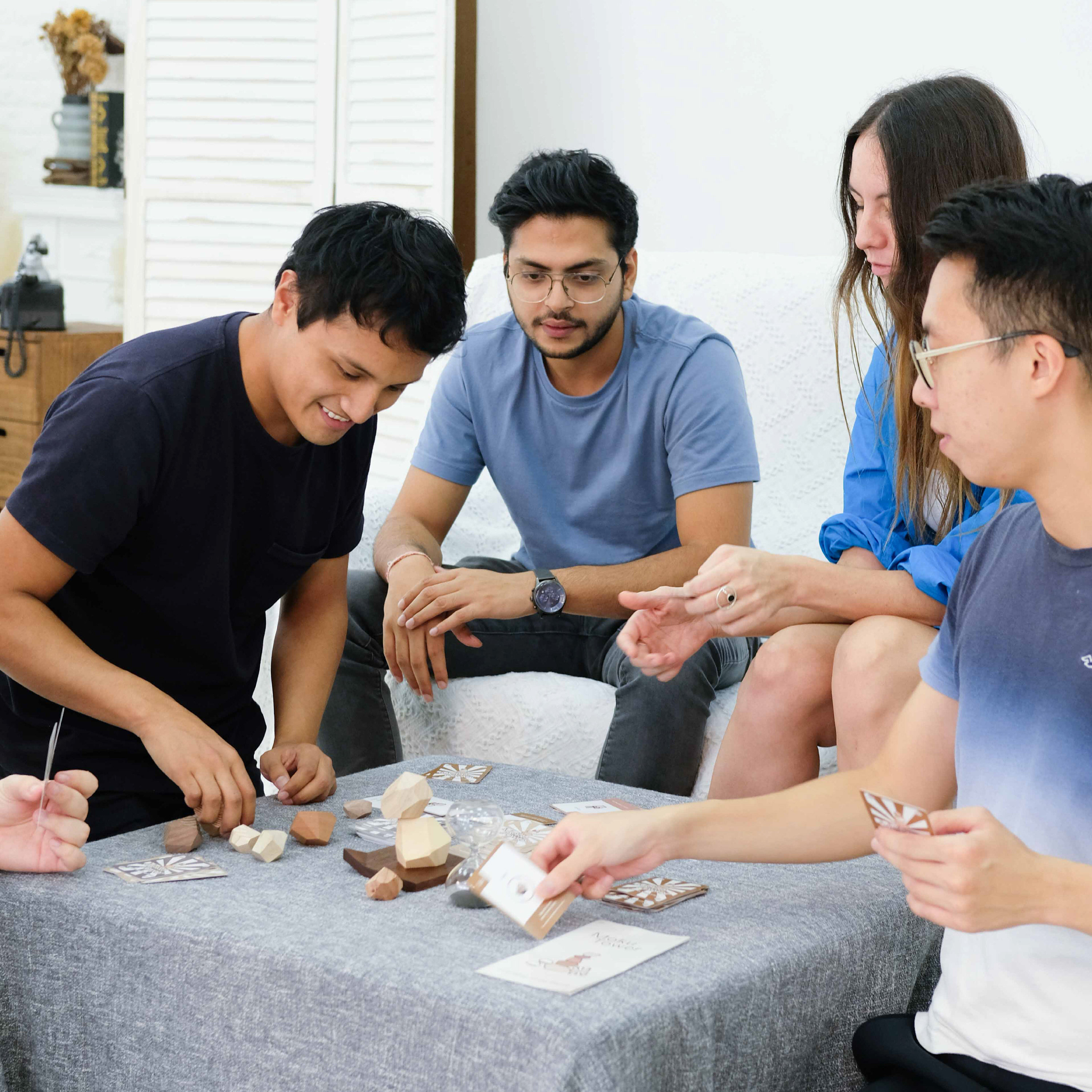 Moku Tower: Home Décor Tabletop Game, Natural Balancing Stones ...