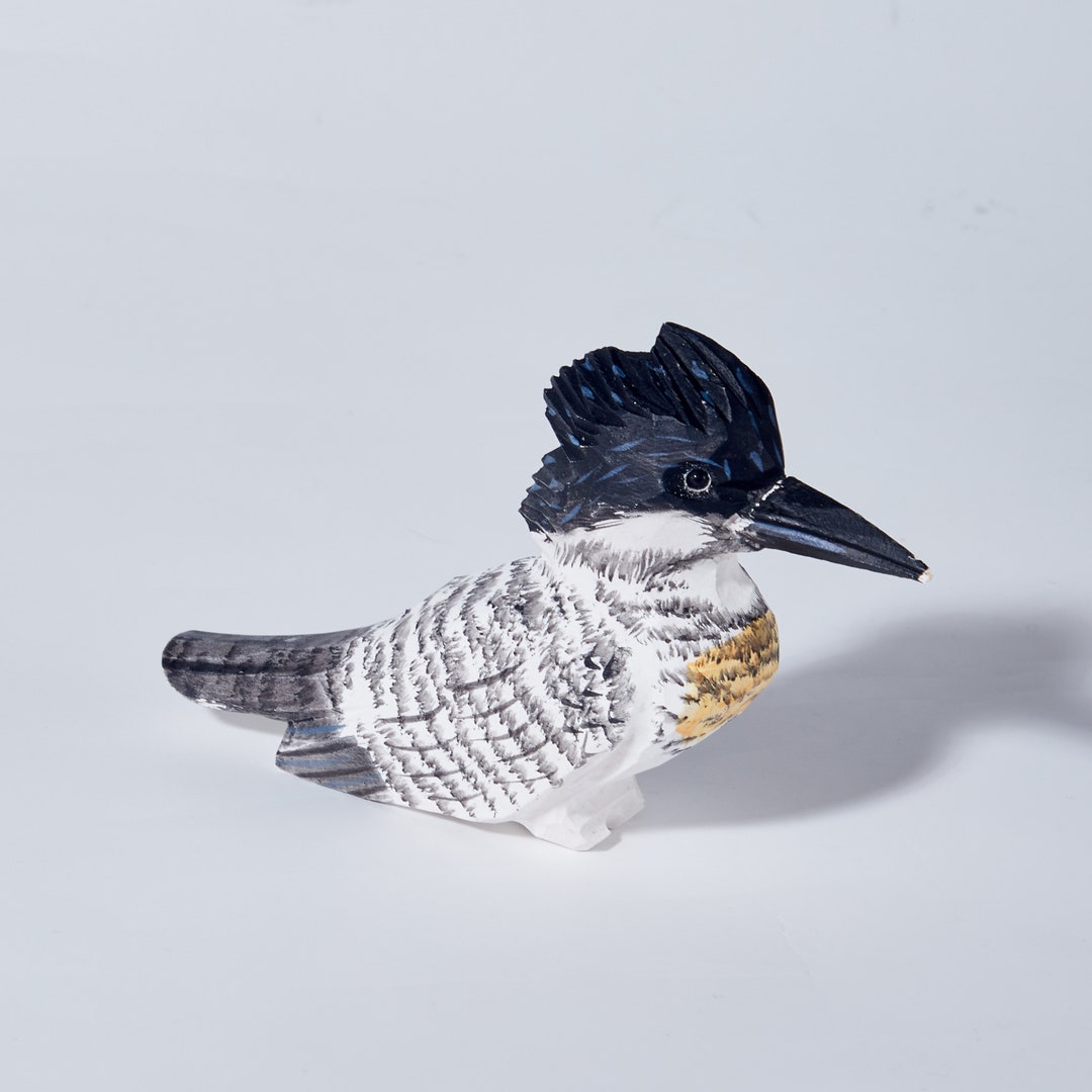 Akaha Hand-carved Wooden Bird | Wooden Figurines | Wooden Animal | Home ...