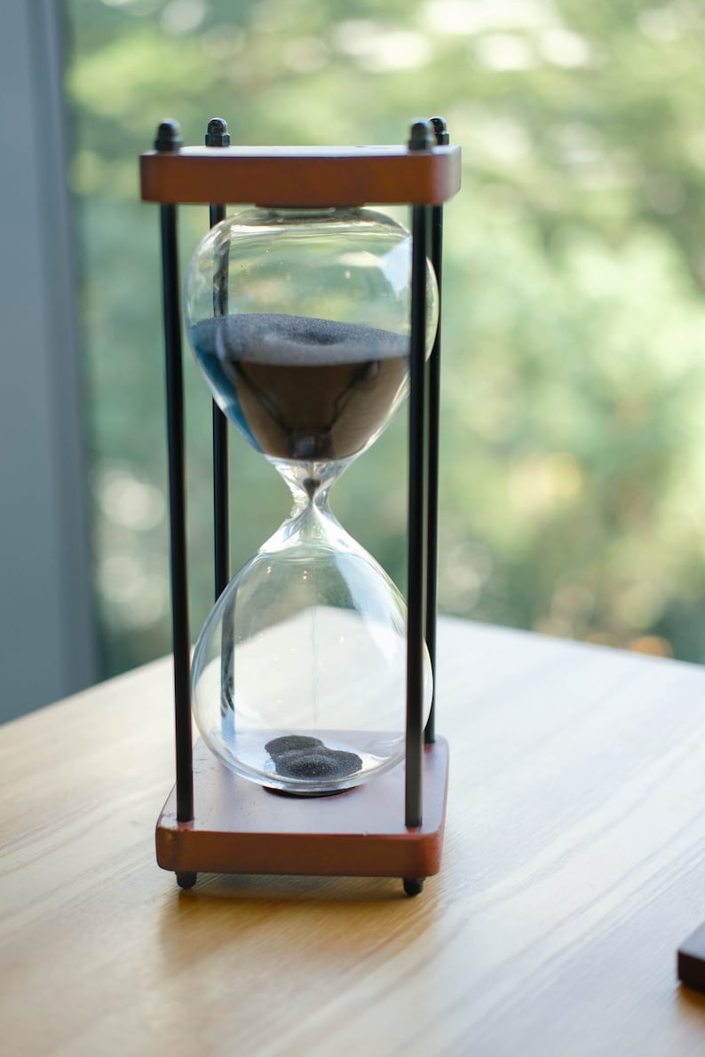 Wosan: the Vintage Wooden Hourglass, Sand Hourglass, Home Decoration ...